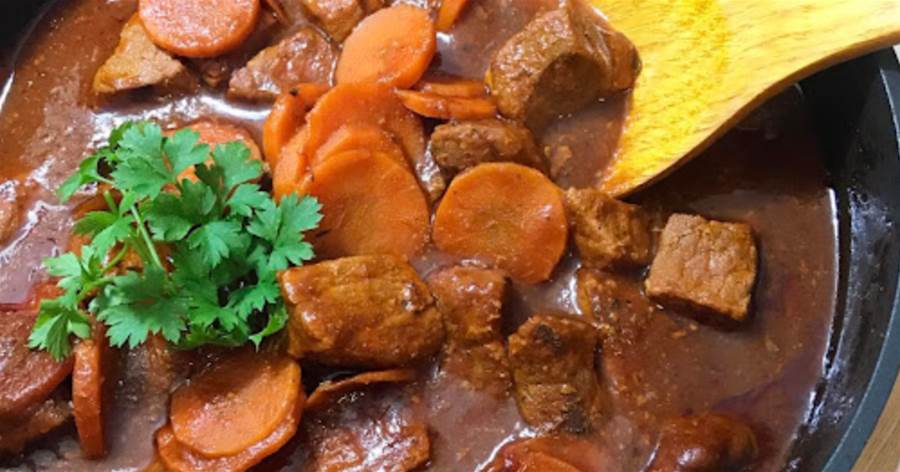 Como fazer Estufado de novilho com cenoura .... Ver mais